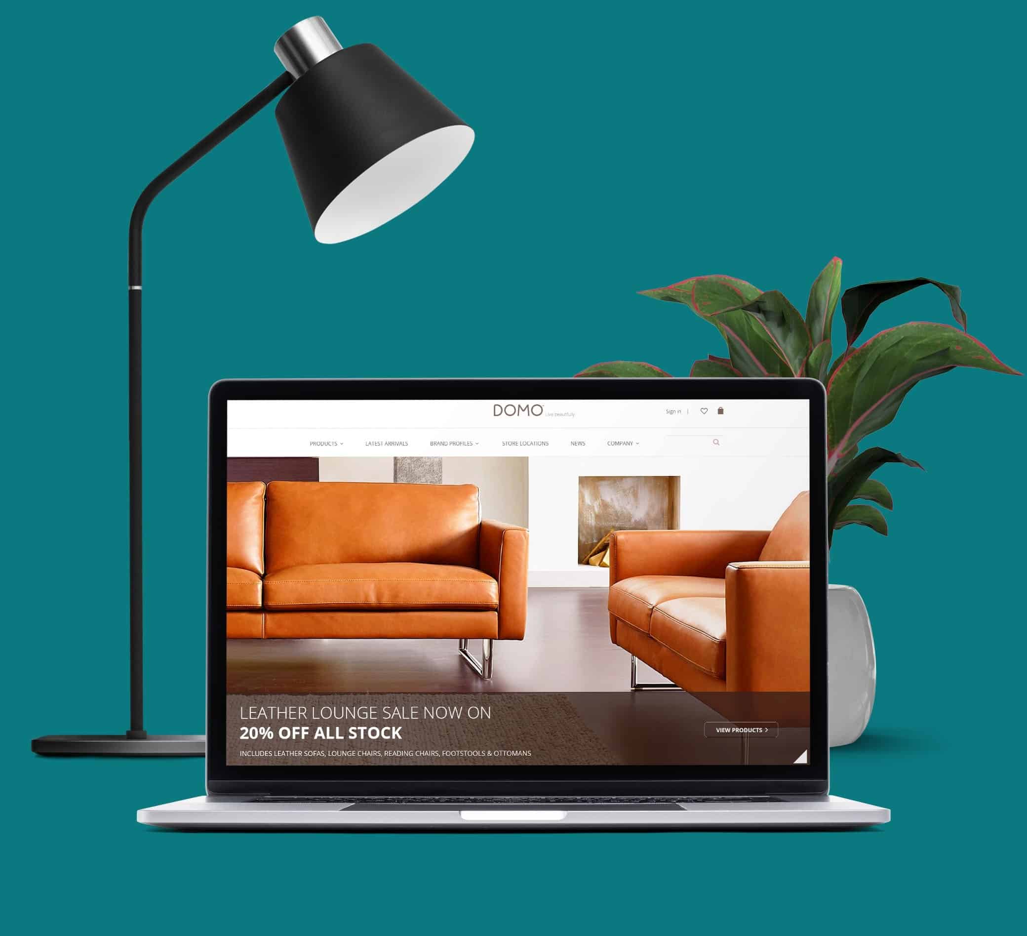 Domo Furniture's Website | Our Work | Digital Showcase | Fox & Lee